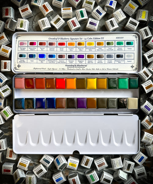 Signature Set, 24 Color, Edition III ~ Bijoux Set Watercolor Palette ...