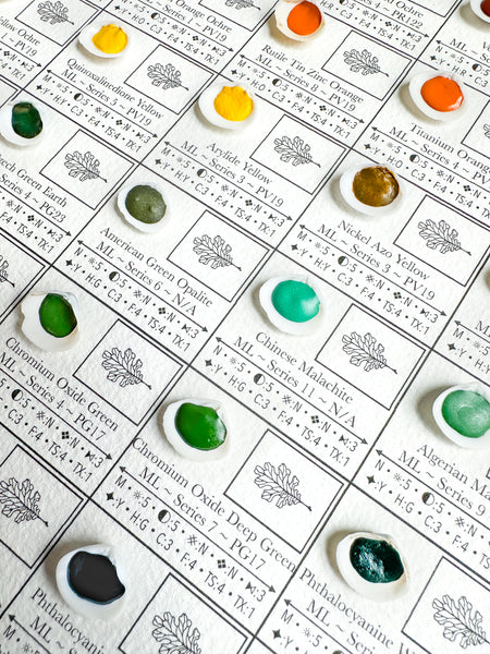 Pigment Pearls Sample Sheets, Edition I, 2025 **PRE-ORDER ** (Round 2 ...